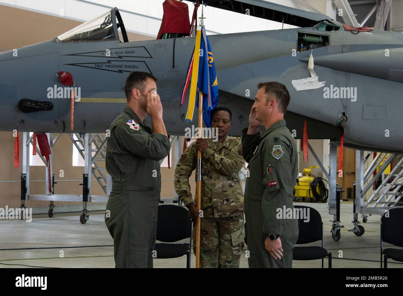 STATI UNITI Andrew ‘Bishop’ Jacob, comandante del 104th Operations ...