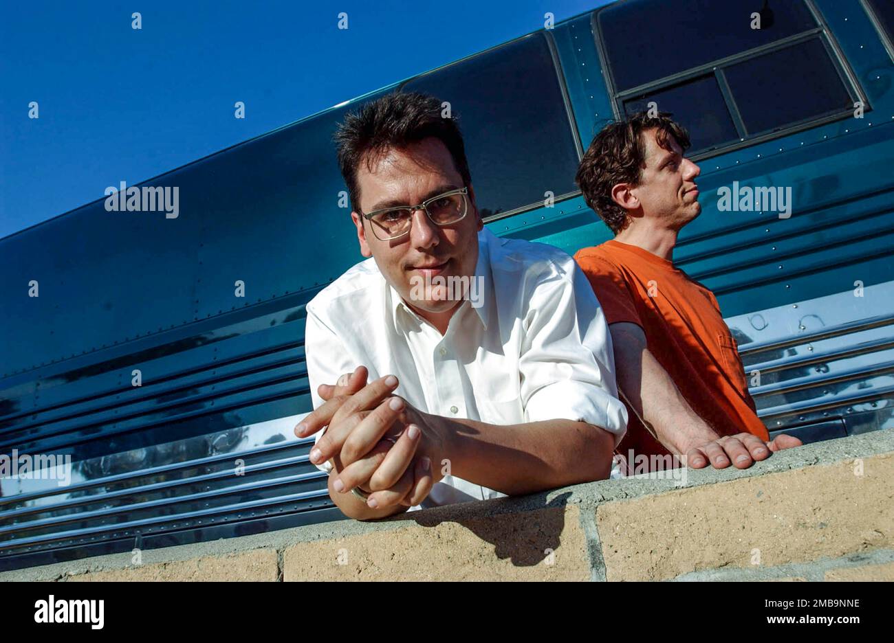 FILE - John Flansburgh, left, and John Linnell, members of the musical ...