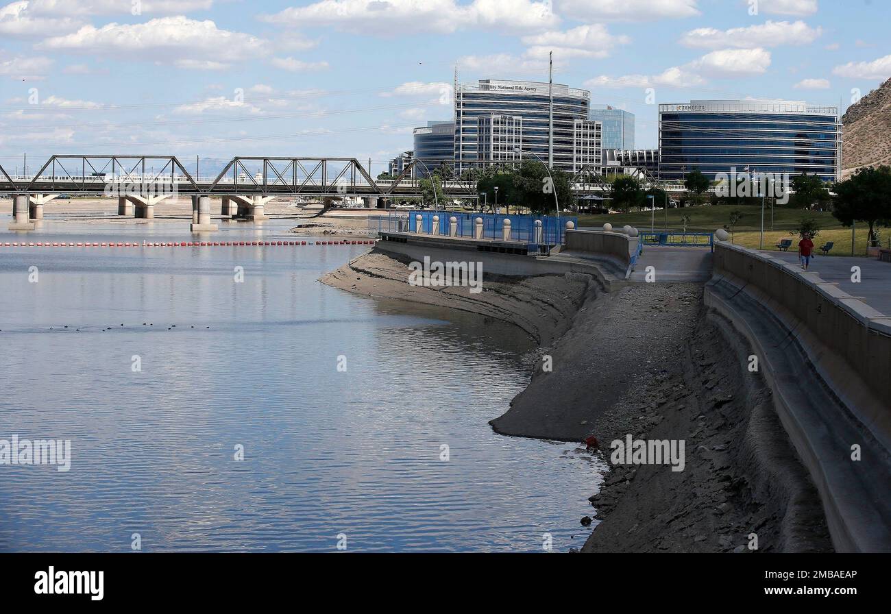 FILE - The slow process of refilling Tempe Town Lake takes place after ...
