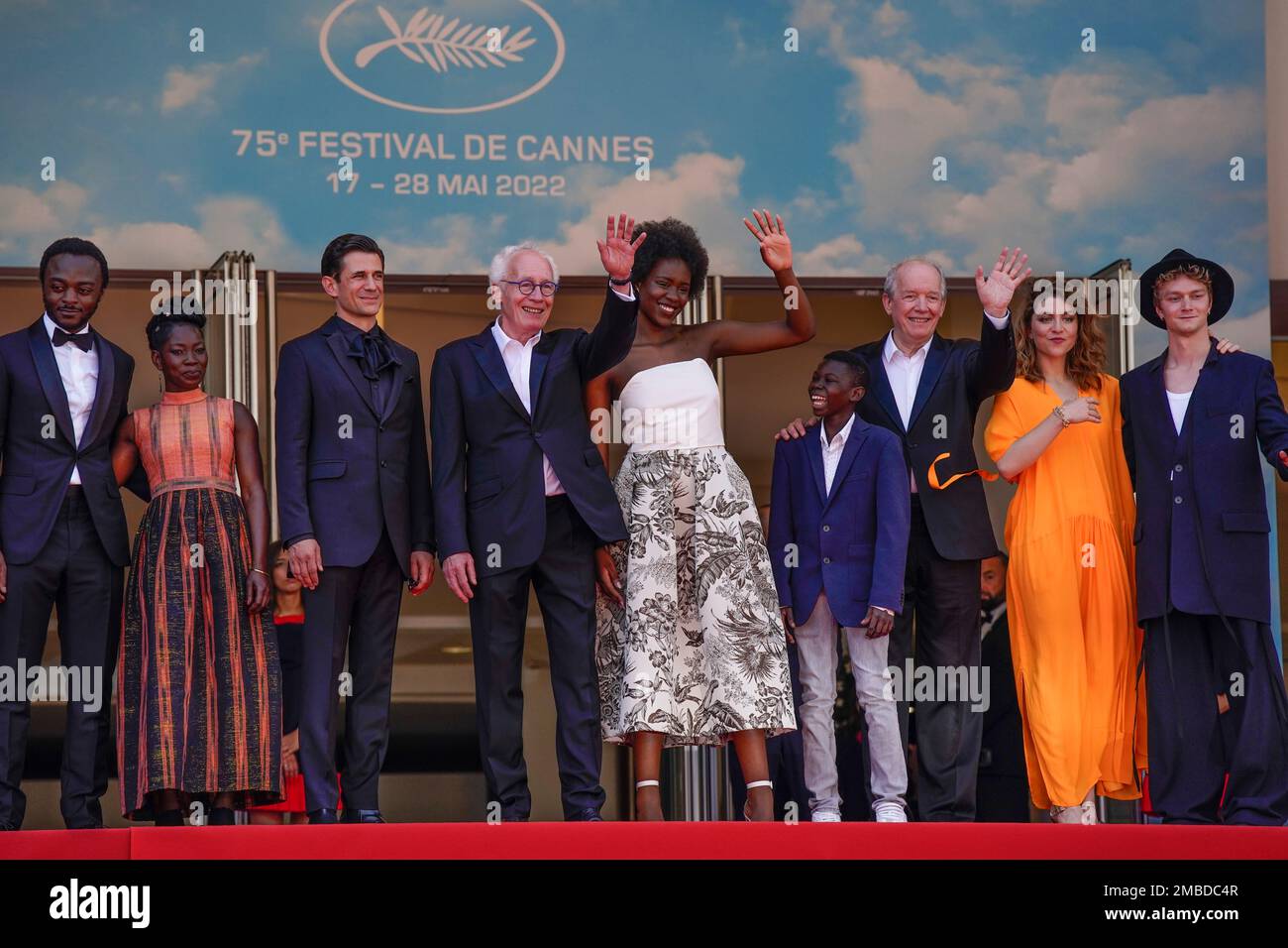 Marc Zinga, from left, Nadege Ouedraogo, Alban Ukaj, director Jean ...