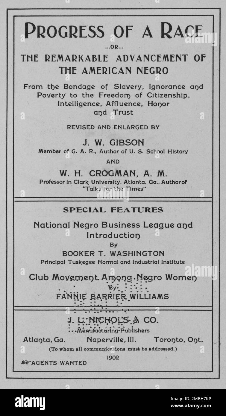 William h crogman immagini e fotografie stock ad alta risoluzione - Alamy