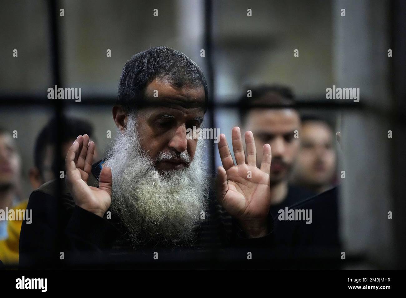 Residents pray during Laylat al-Qadr, also known as the Night of Power ...
