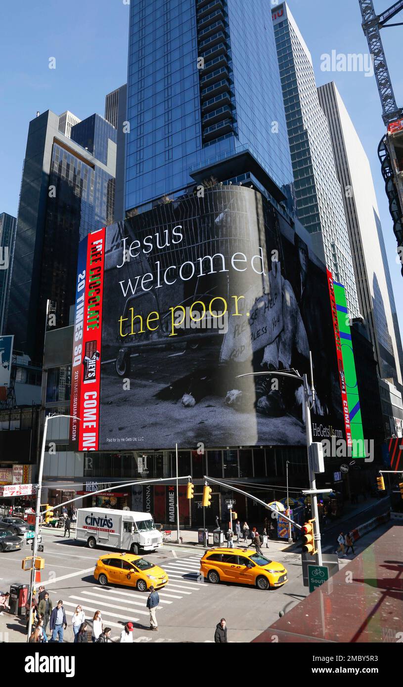 IMAGE DISTRIBUTED FOR HEGETSUS.COM - The first of the "He Gets Us ...