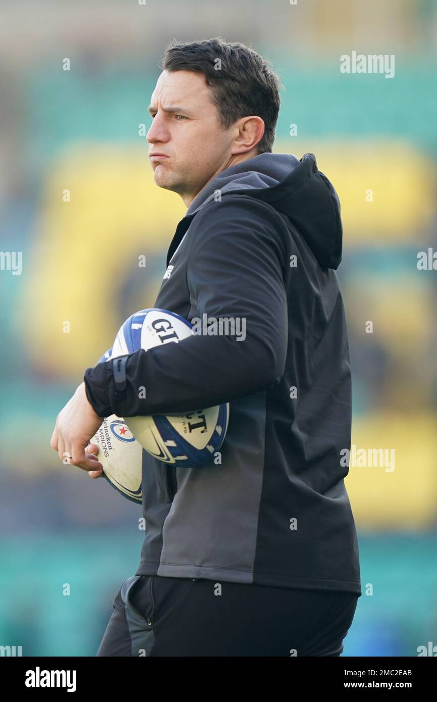 Direttore del rugby dei Northampton Saints, Phil Dowson durante la ...