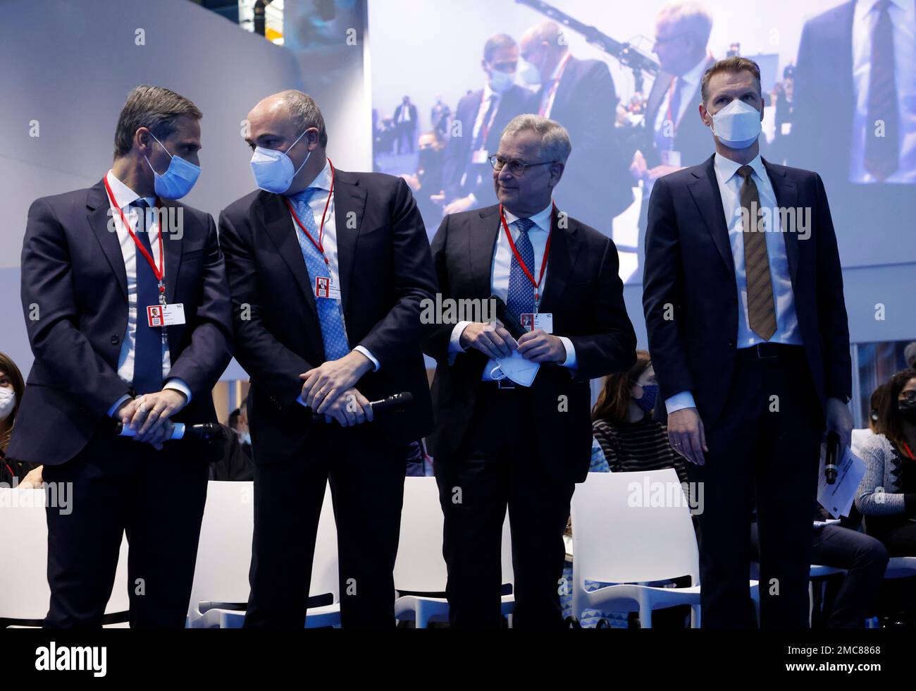 From the left; French-Lebanese Chairman and Chief Executive Officer of ...