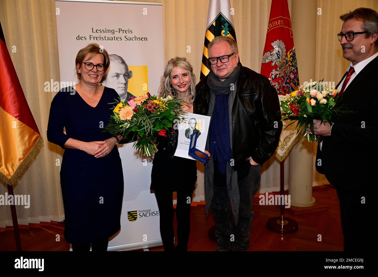 Barbara Klepsch,Sarah Lesch,Heinz Rudolf Kunze,Maik Weise bei der ...