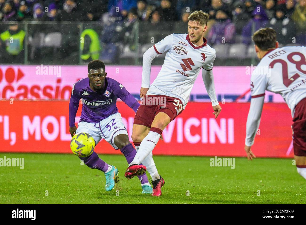 Stadio Artemio Franchi, Firenze, 21 gennaio 2023, Aleksey Miranchuk di ...