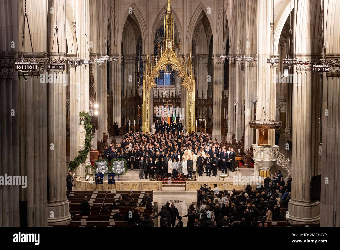 New York, New York, Stati Uniti. 21st Jan, 2023. Poliziotto, poliziotti ...