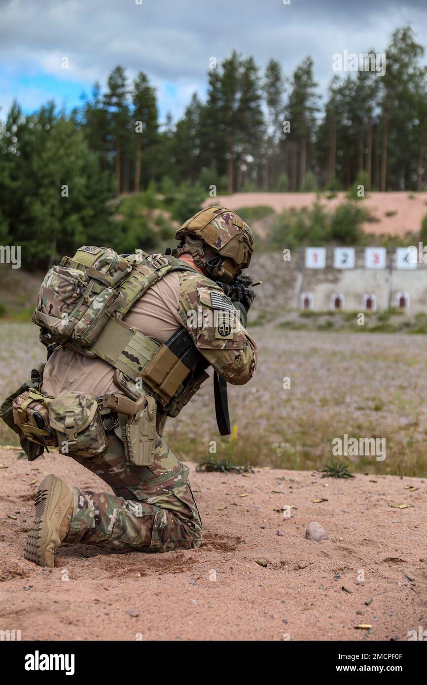 NEGLI STATI UNITI Soldier assegnato alla squadra di combattimento della ...