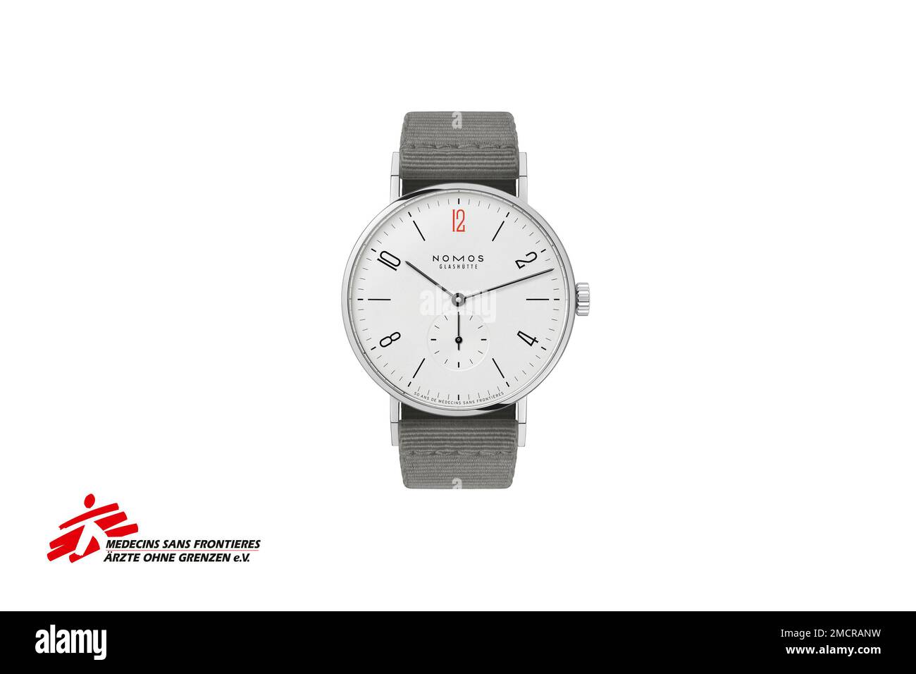 In this image released on Friday, Dec. 3, 2021, the NOMOS watch ...