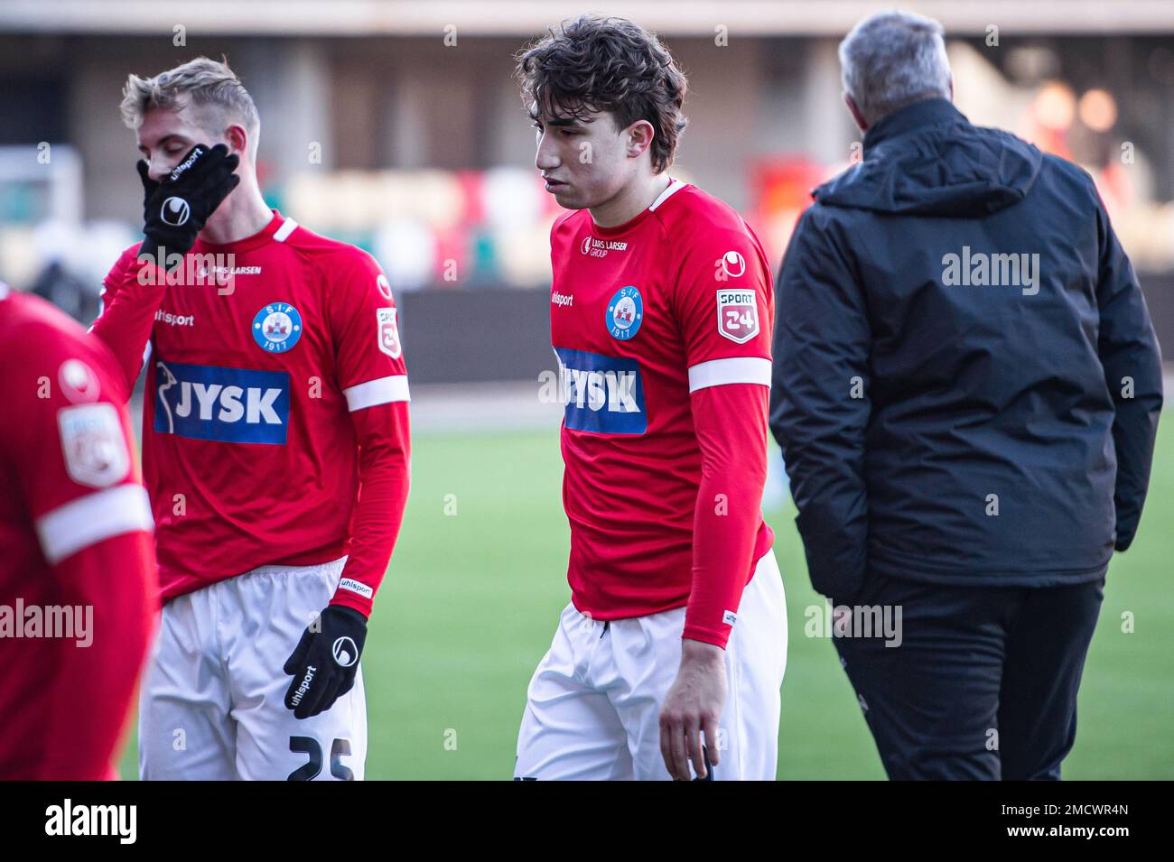 Silkeborg, Danimarca. 21st, gennaio 2023. Alexander Lind (9) di ...