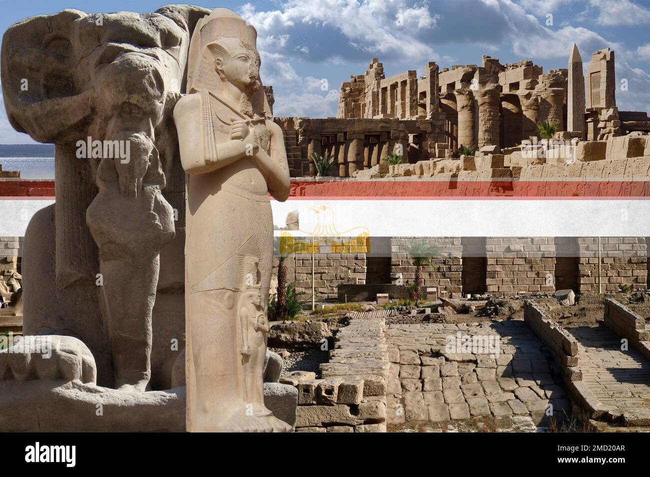 Il complesso del tempio di Karnak (Tebe, Egitto) è uno dei siti più ...