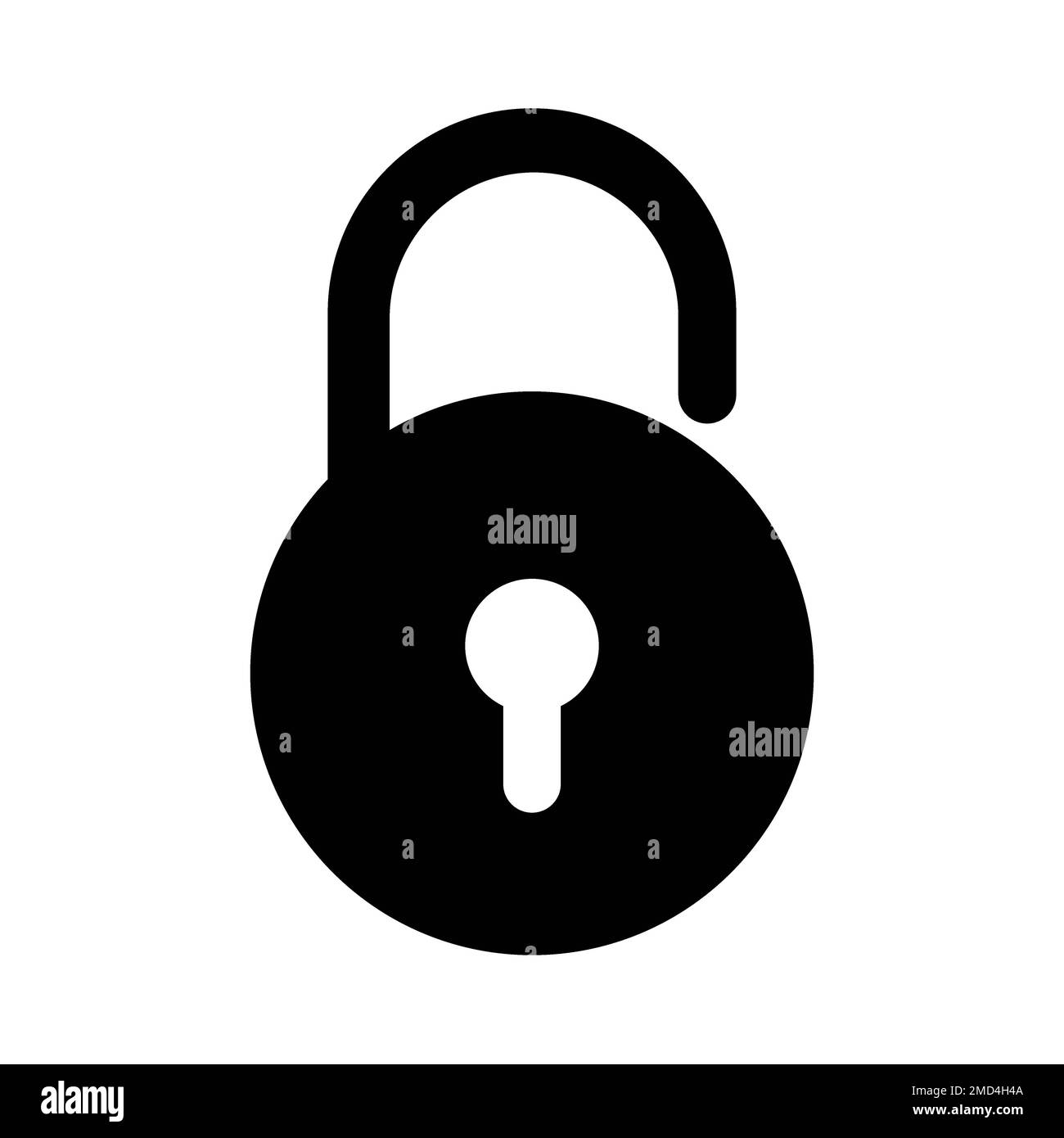 Logo del lucchetto Foto e Immagini Stock in Bianco e Nero - Alamy