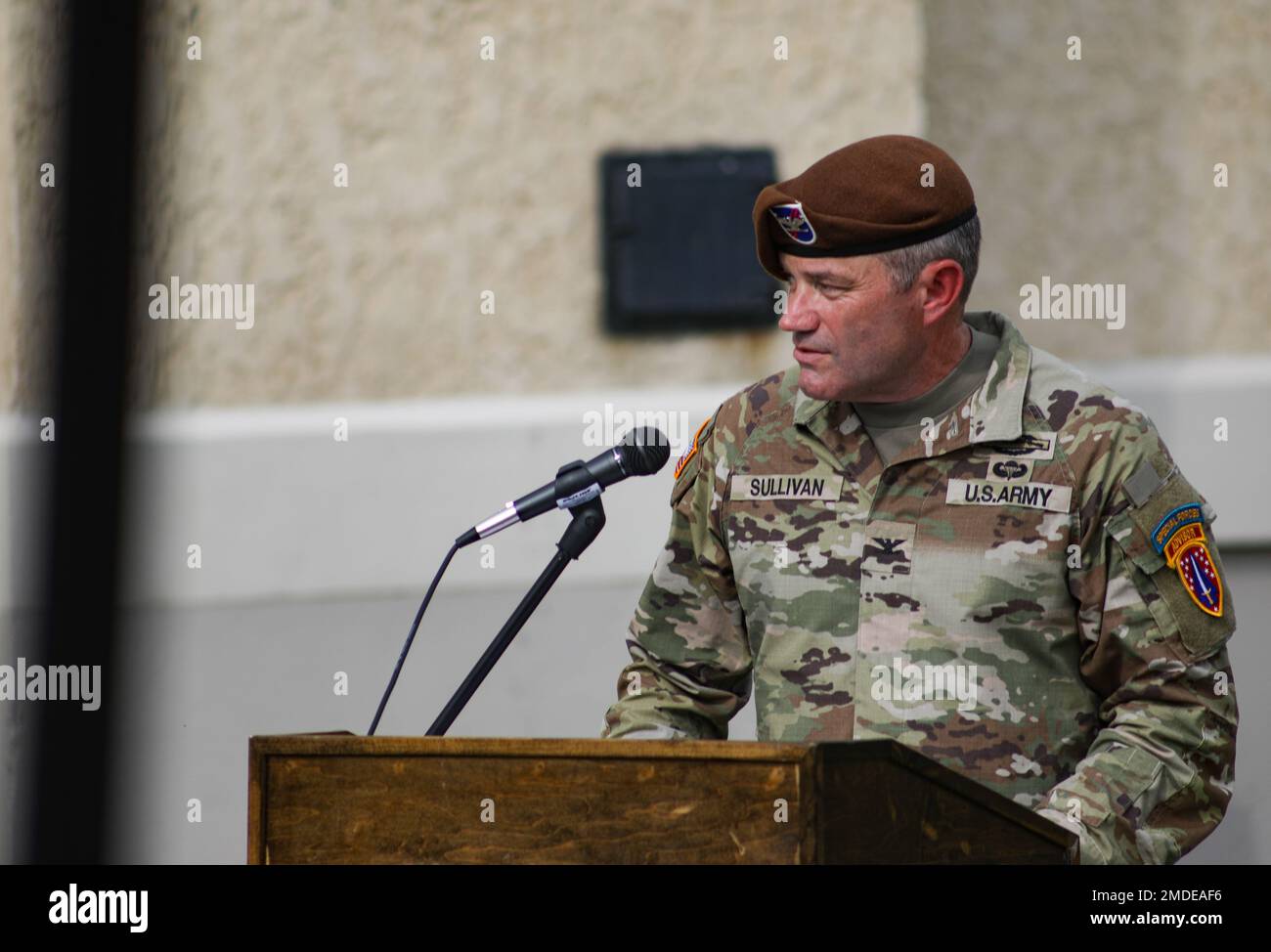 STATI UNITI Michael Sullivan, 2nd° comandante uscente della Brigata di ...