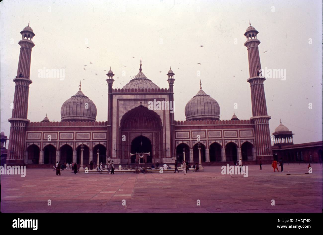 Il Masjid-i-Jehan-Numa, comunemente conosciuto come il Jama Masjid di ...
