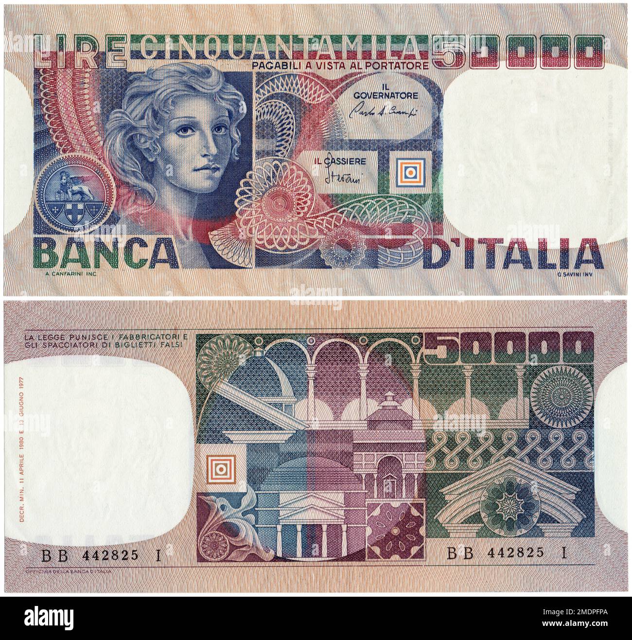 Banconota da 50 euro fronte e retro Immagini senza sfondo e Foto Stock ...