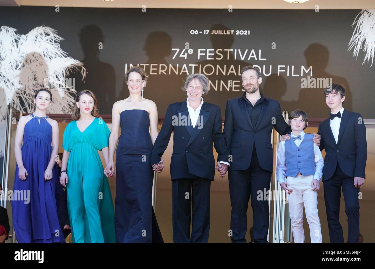 Anne-Sophie Bowen-Chatet, from left, Juliette Benveniste, Vicky Krieps ...