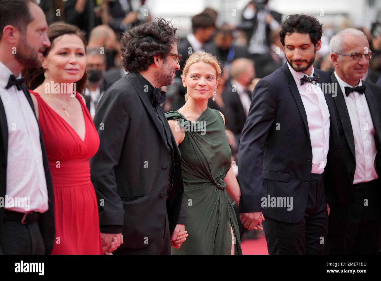 Pierre-Simon Gutman, from left, Audrey Abiven, Eric Caravaca, Melanie Thierry, Romain Cogitore ...