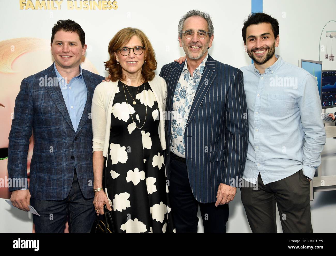 Dreamworks Animation president Margie Cohn poses with her husband Peter ...