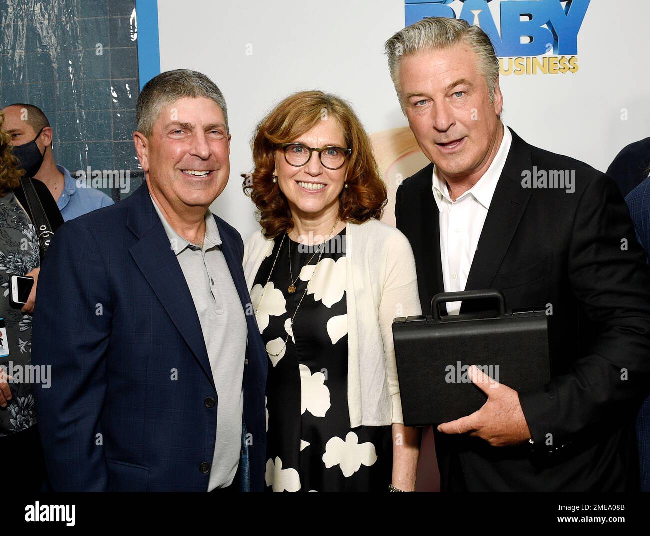 NBCUniversal CEO Jeff Shell, left, Dreamworks Animation president ...