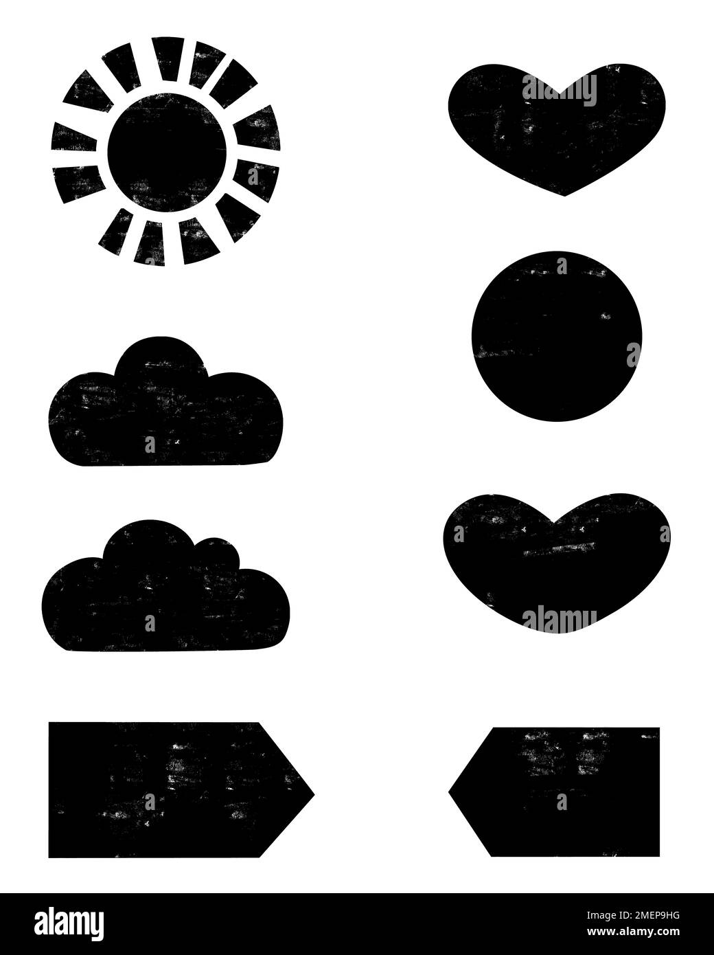 Simboli del cuore Foto e Immagini Stock in Bianco e Nero - Alamy