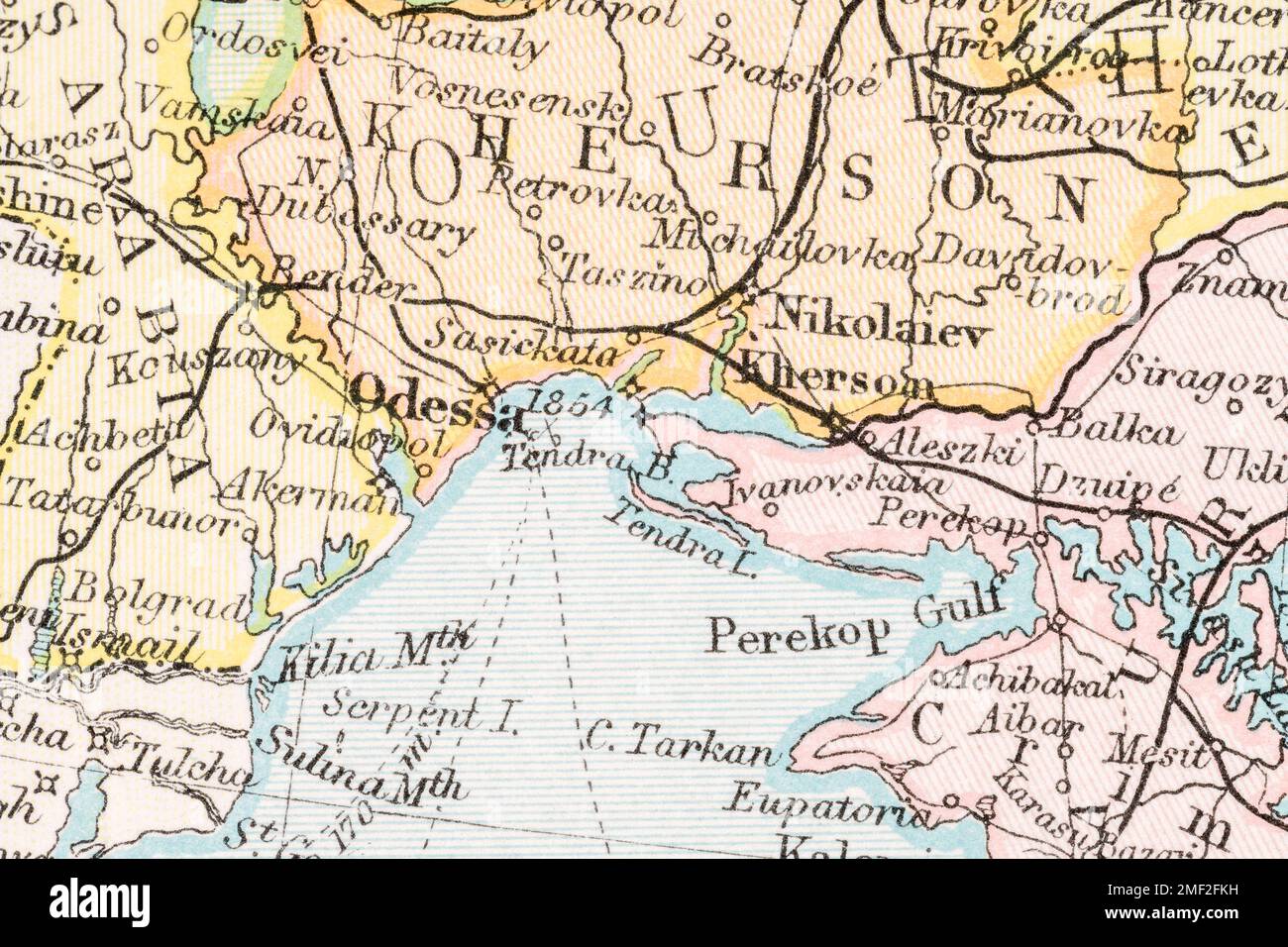 Mappa pre sovietica kherson immagini e fotografie stock ad alta ...