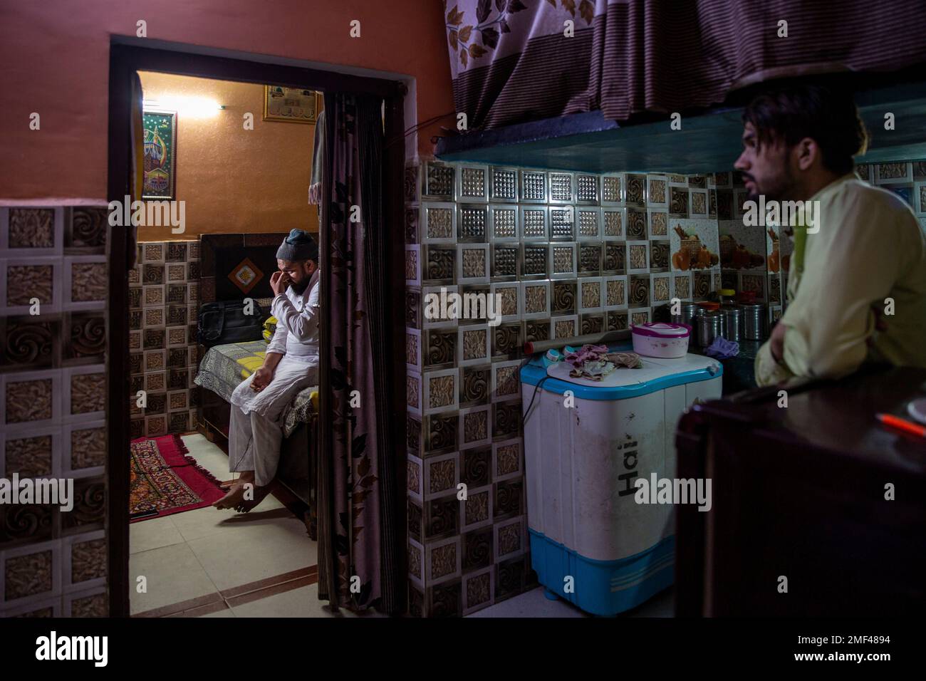 Haroon, left, who saw his 32 year-old brother being shot and killed by ...