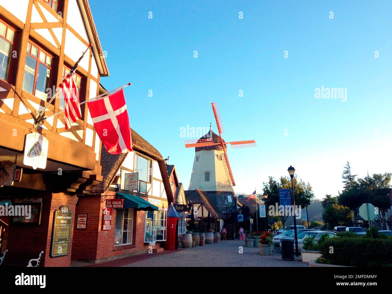 FILE - This Sept. 30, 2014 photo shows the Danish flag flying on Alisal ...
