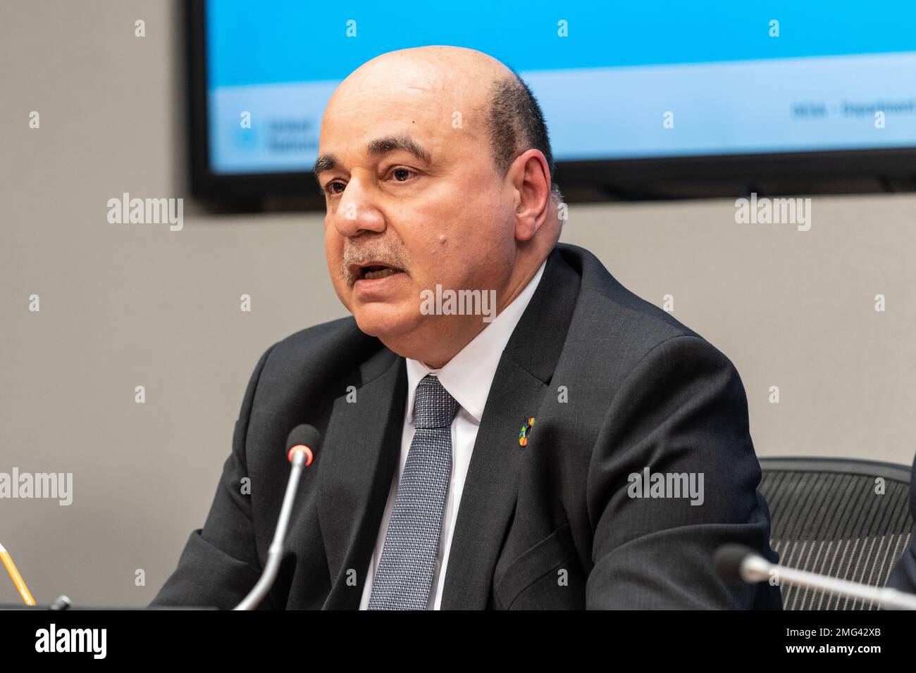 Un sottosegretario generale per gli affari economici e sociali immagini ...