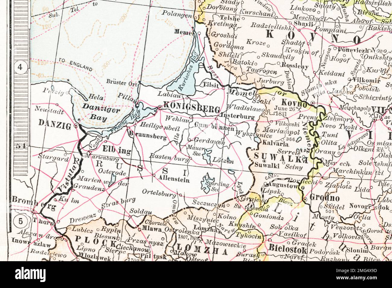 Confini territoriali prussia orientale immagini e fotografie stock ad ...