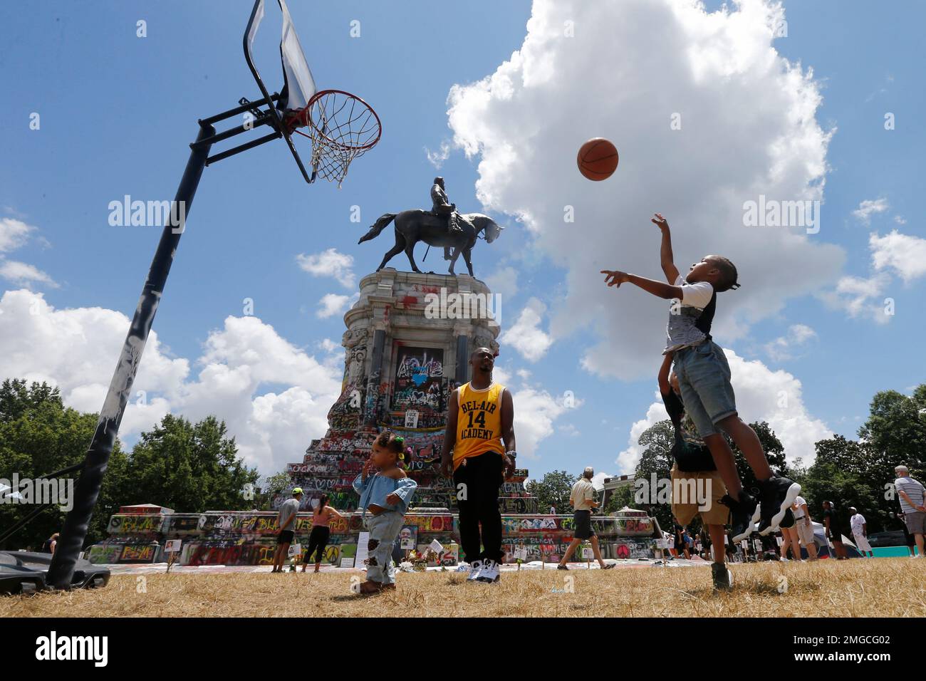 EDS NOTE: OBSCENITY - FILE - In this Sunday June 21, 2020, file photo ...