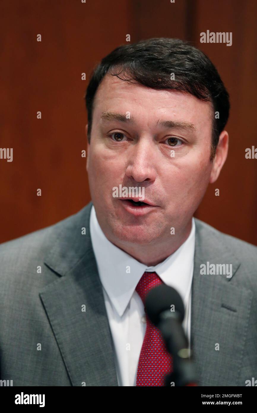 Court of Appeals Judge Sean Tindell responds to a reporter's question ...