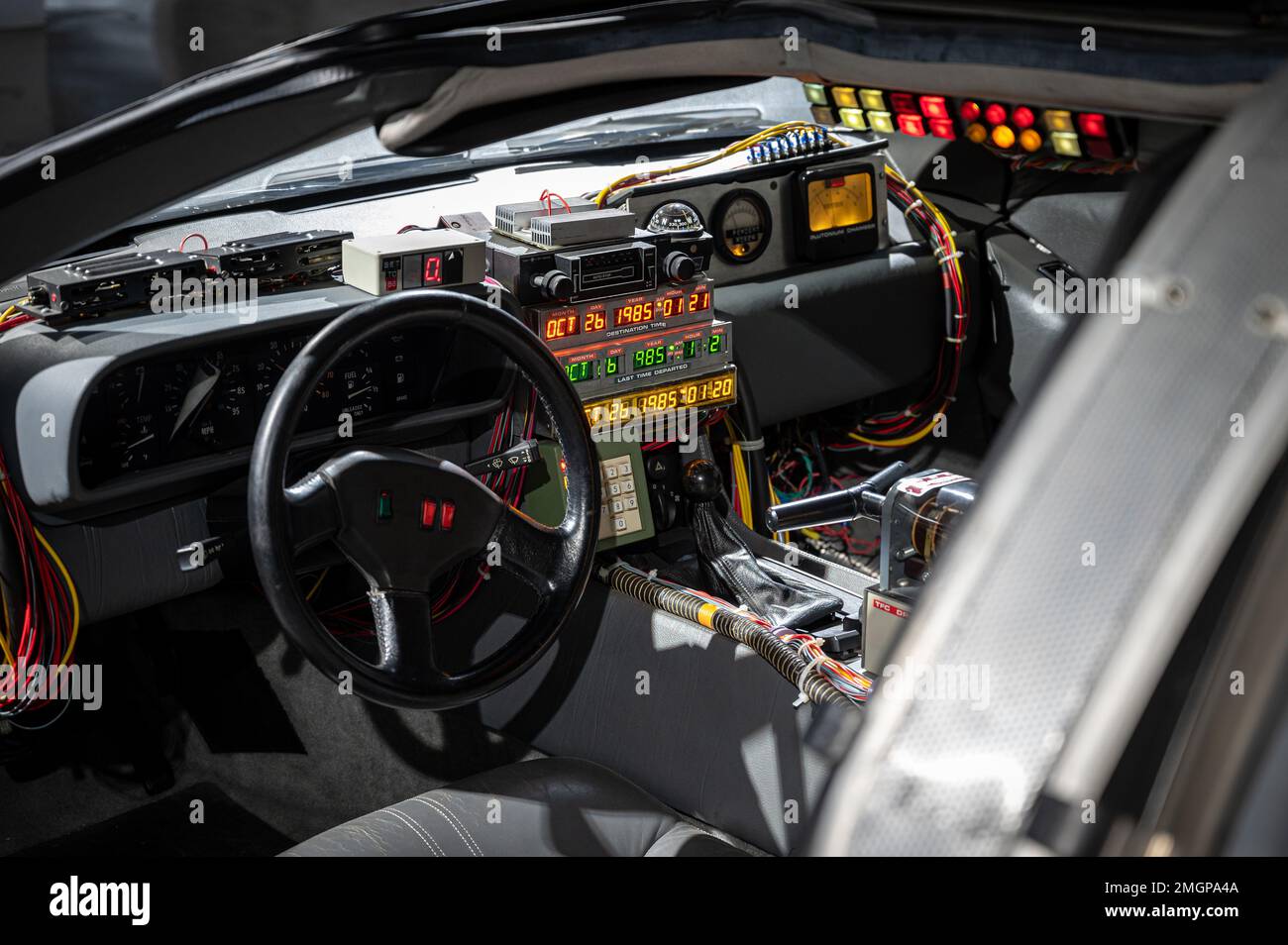 Delorean interior immagini e fotografie stock ad alta risoluzione - Alamy