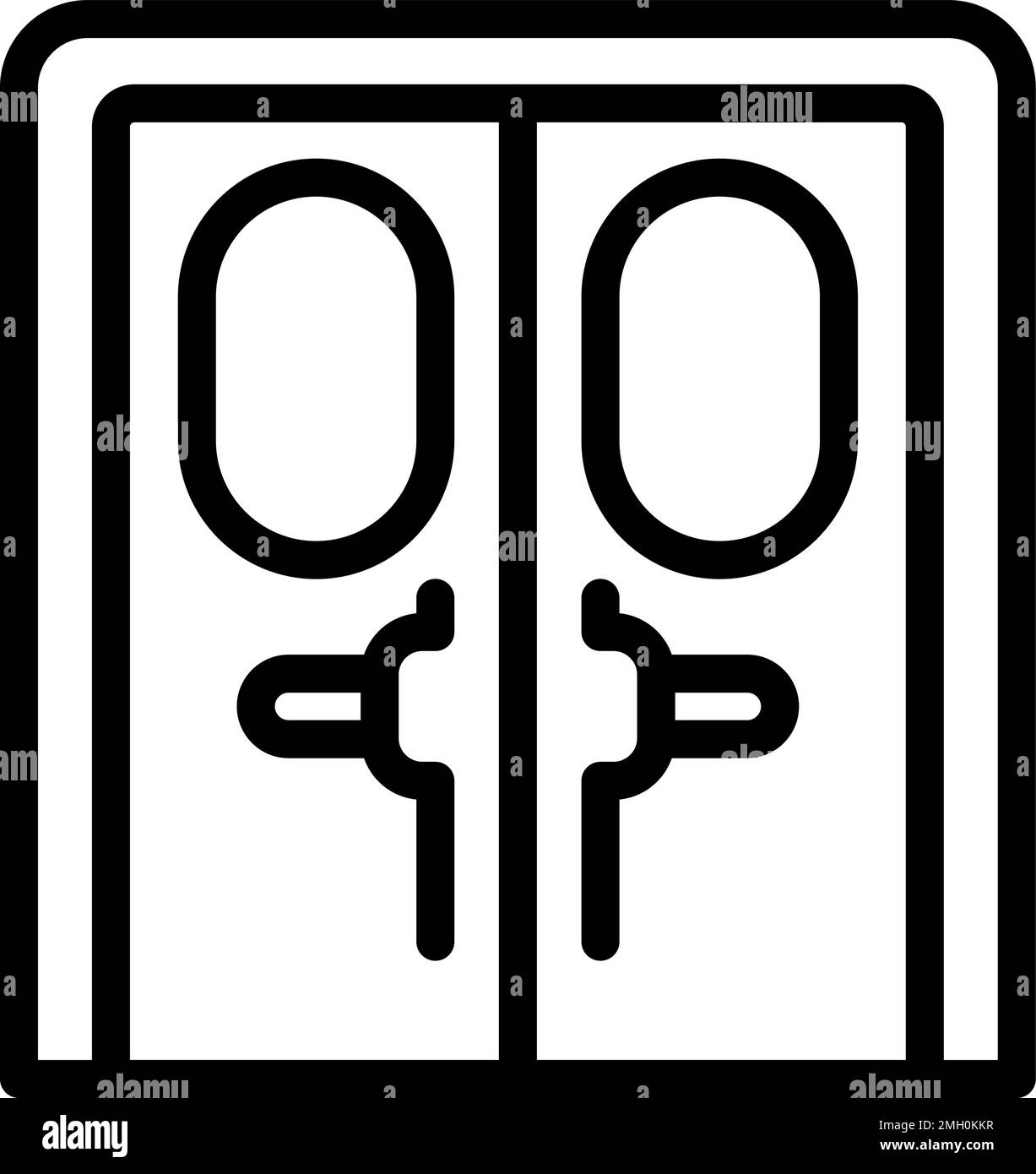 Esterno esterno anteriore ingresso uscita Immagini Vettoriali Stock - Alamy