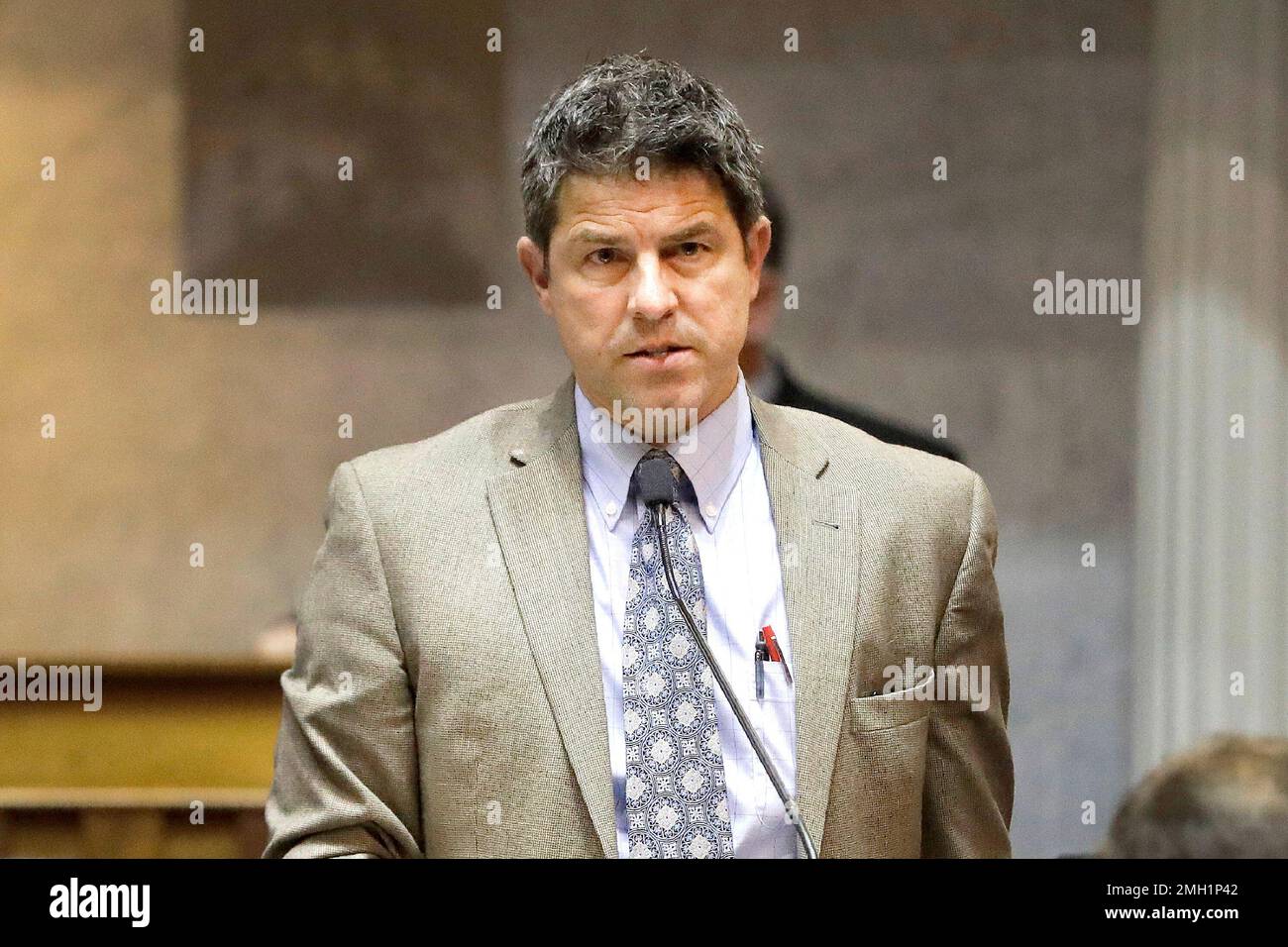 FILE - In this April 23, 2019, file photo Indiana Senate President Pro ...