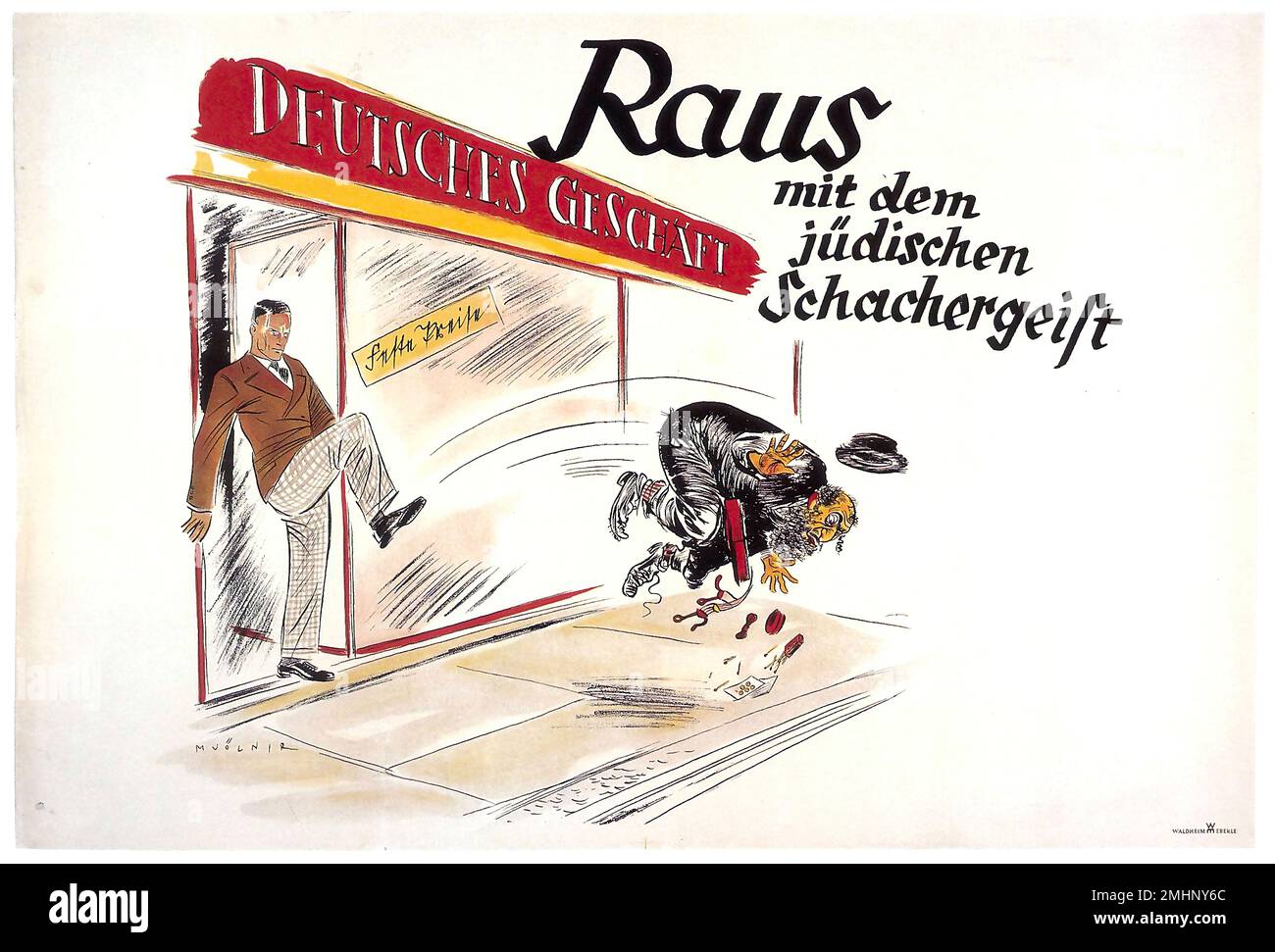 Storia del poster di propaganda antisemita nazista tedesco Immagini ...