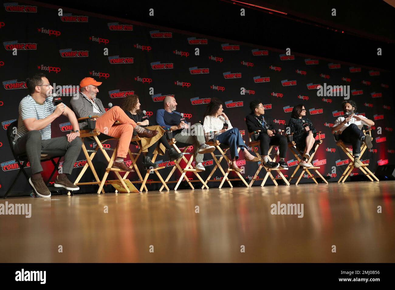 From left, Nick Kroll, Mark Levin, Jennifer Flackett, Andrew Goldberg ...