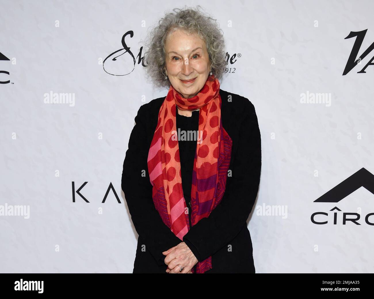 FILE - This April 13, 2018 file photo shows author Margaret Atwood at ...