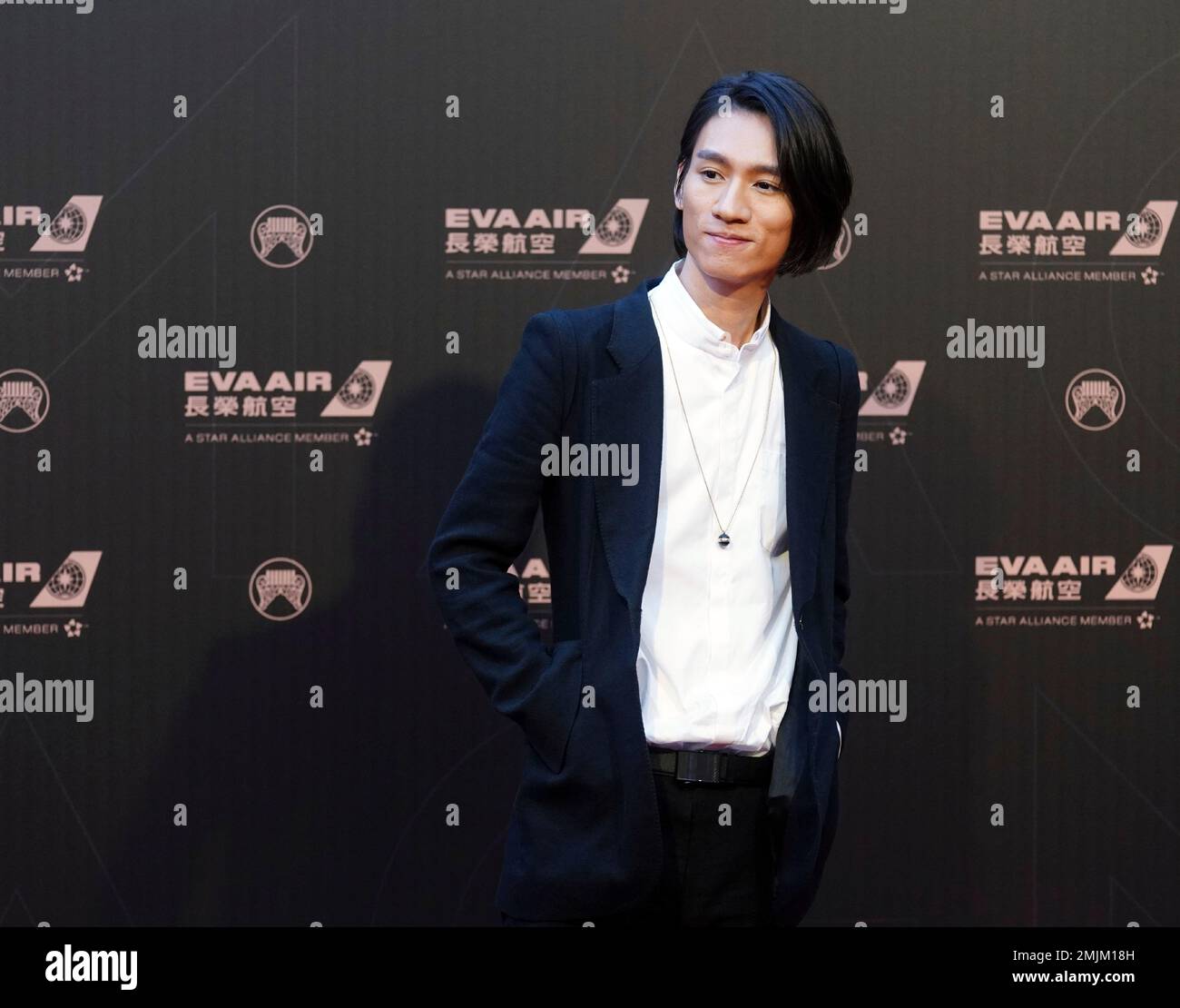 Taiwanese singer Kowen Ko arrives at the 30th Golden Melody Awards in ...