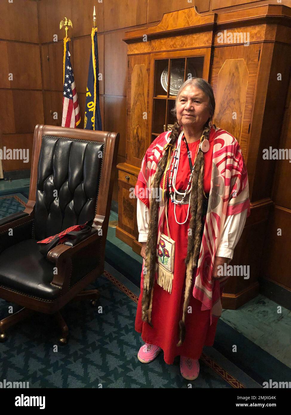 In this May 16, 2019 photo, Patricia Whitefoot, a member of the Yakama ...