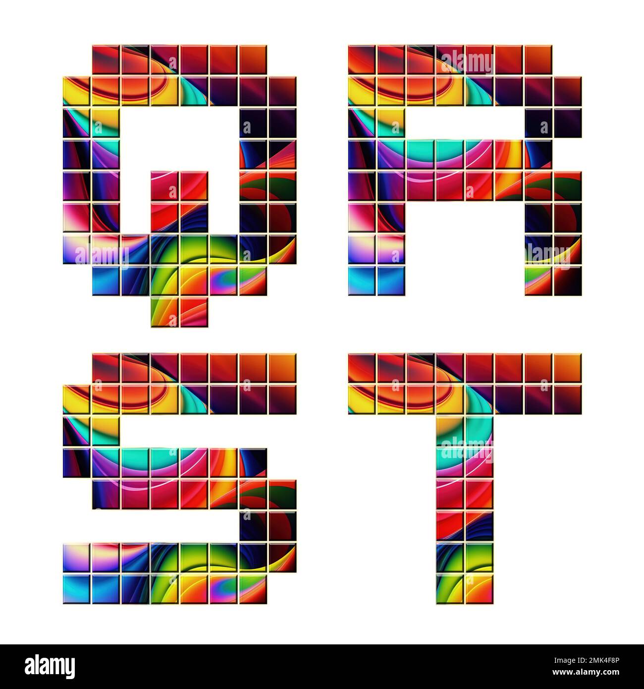 Alfabeto pixel art immagini e fotografie stock ad alta risoluzione - Alamy