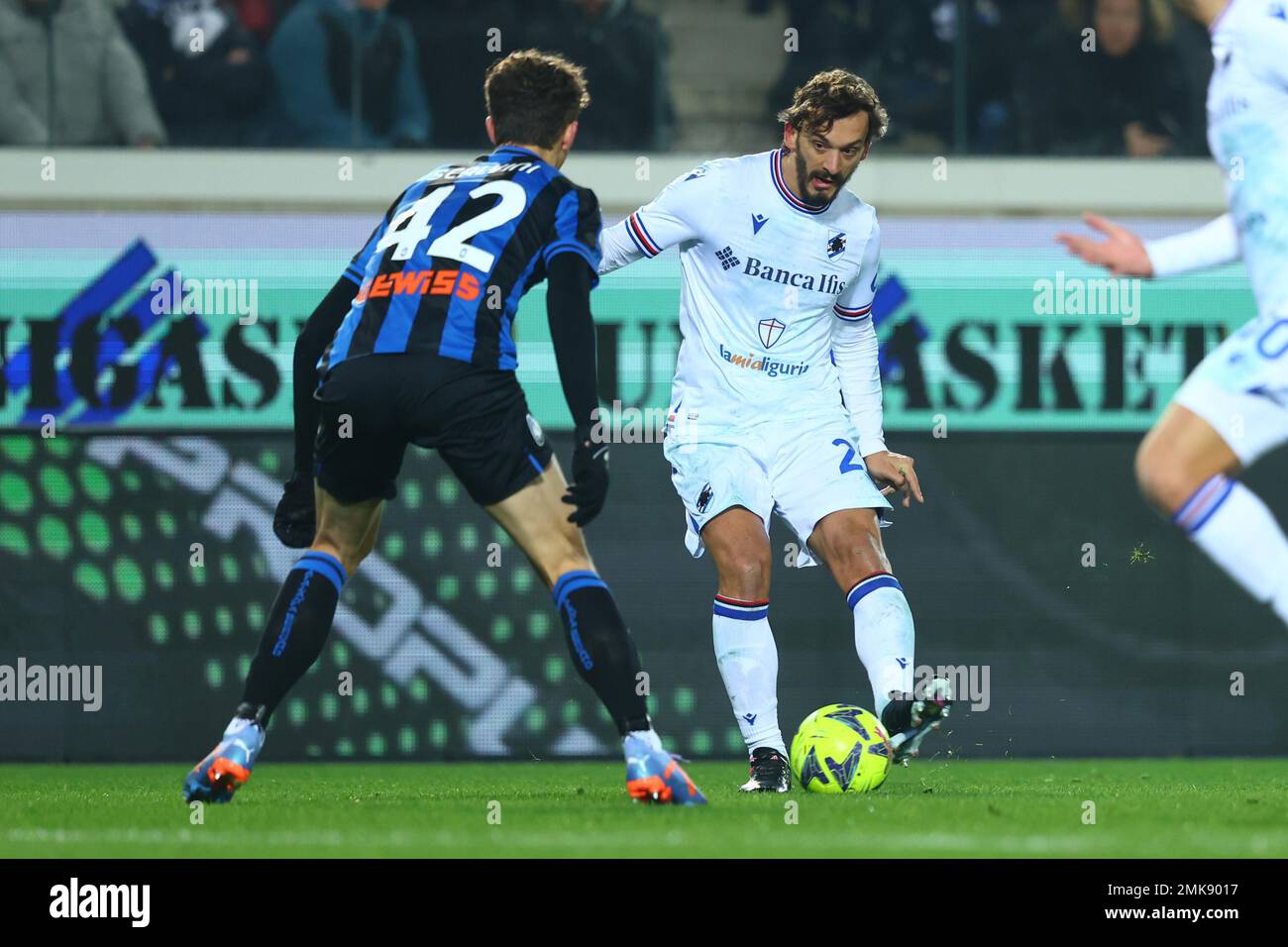 28 gennaio 2023, BERGAMO, Italia: Giorgio Scalvini di Atalanta e Manolo ...