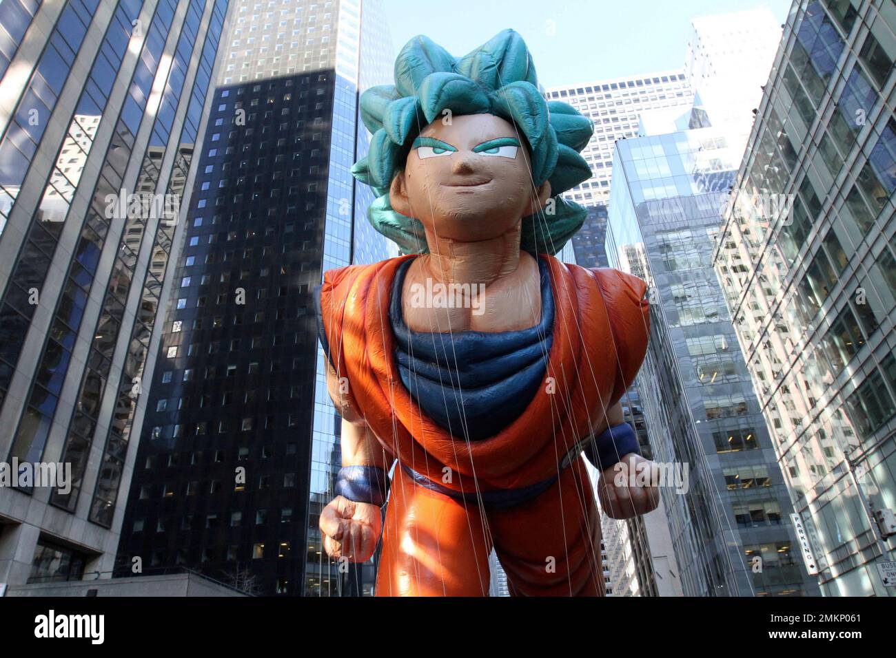 FILE - In this Nov. 22, 2018 file photo, a balloon depicting Goku, from ...