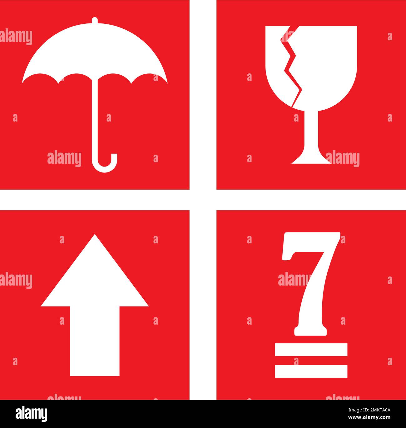 Fragile symbol vector vectors immagini e fotografie stock ad alta ...