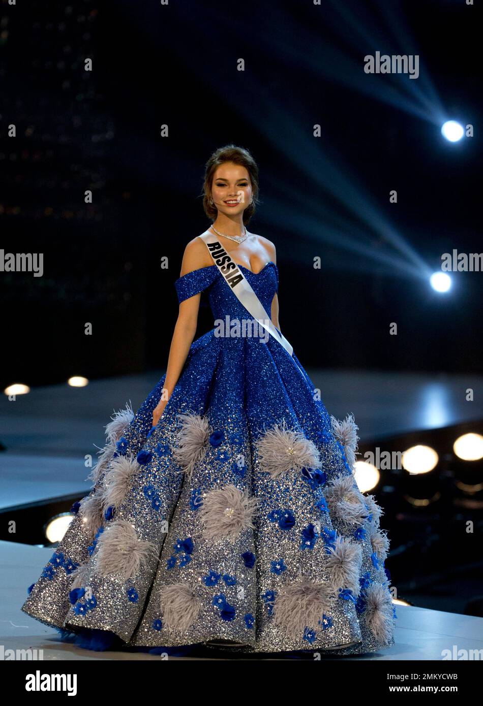 Miss Russia Yulia Polyachikhina participates in the swimsuit and ...