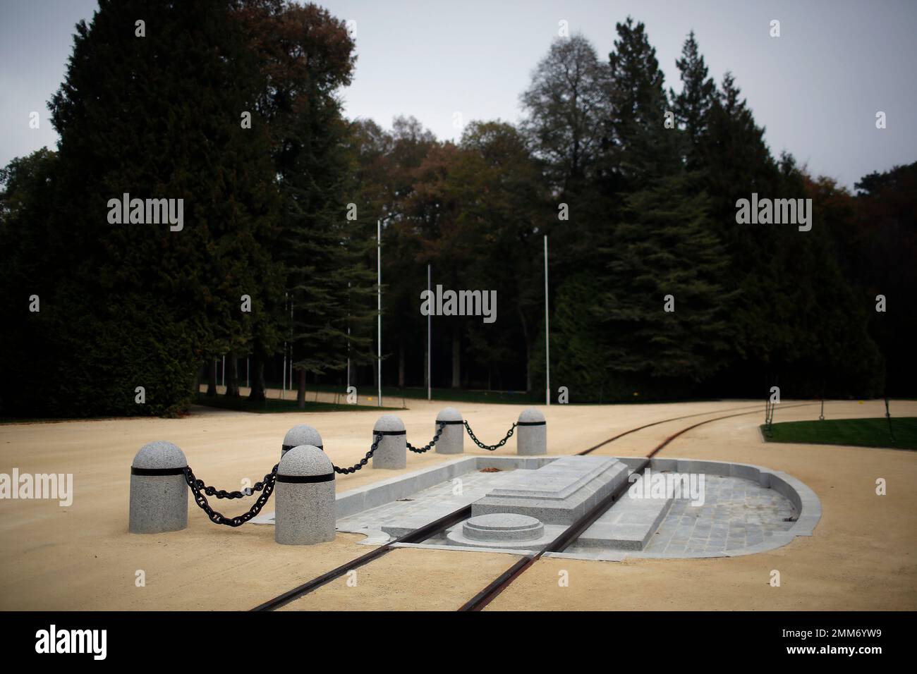 This Oct. 19, 2018 photo shows the exact location where the Nov. 11 ...