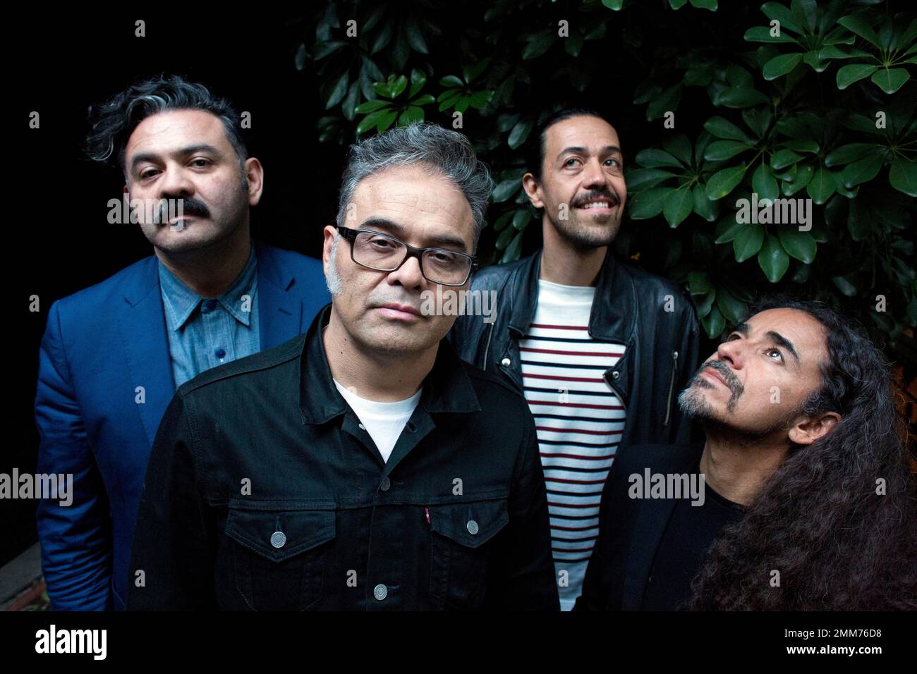 FILE - In this April 28, 2017 file photo, members of the Mexican rock ...