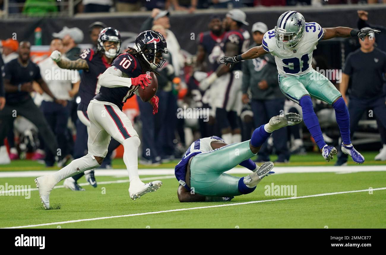 FILE - In this Sunday, Oct. 7, 2018, file photo, Houston Texans wide ...
