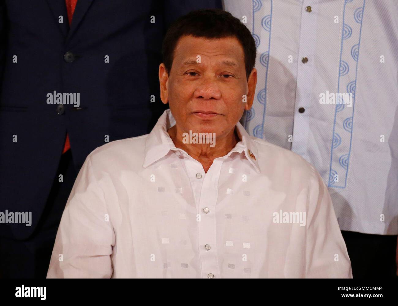 Philippine President Rodrigo Duterte poses with congressmen and ...