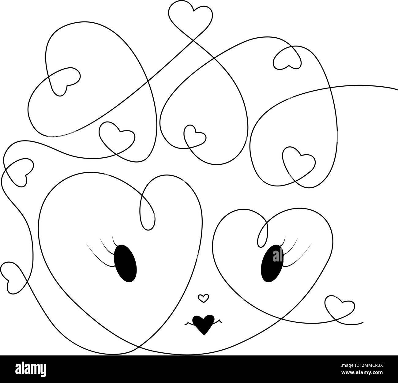 Linea del cuore Immagini Vettoriali Stock - Pagina 2 - Alamy